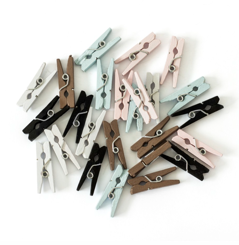 Mini dřevěné kolíčky - sada 20 ks | Europack.cz